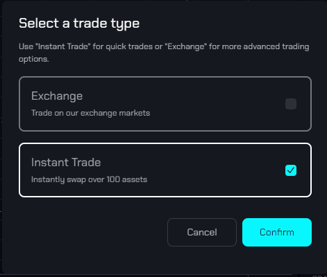 How to use Instant Trade? – One Trading Support